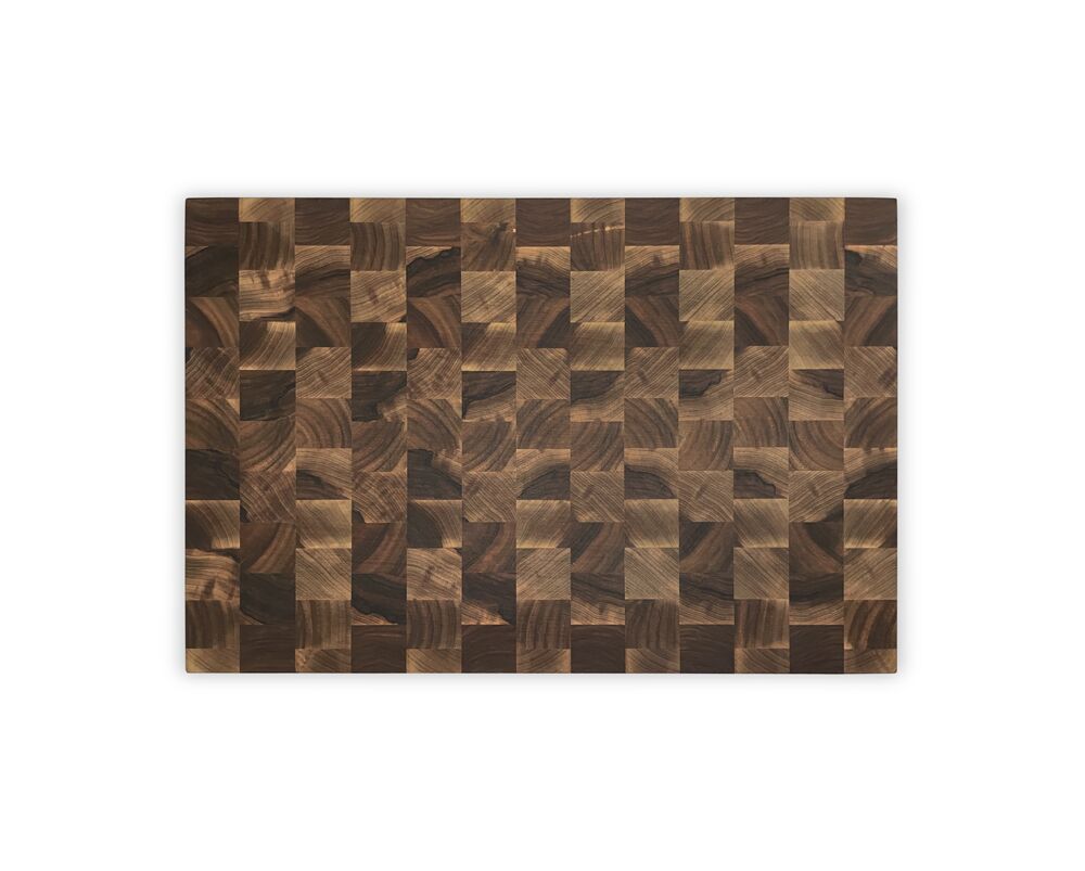 End-Grain Cutting Board - Walnut - Wooden Amsterdam